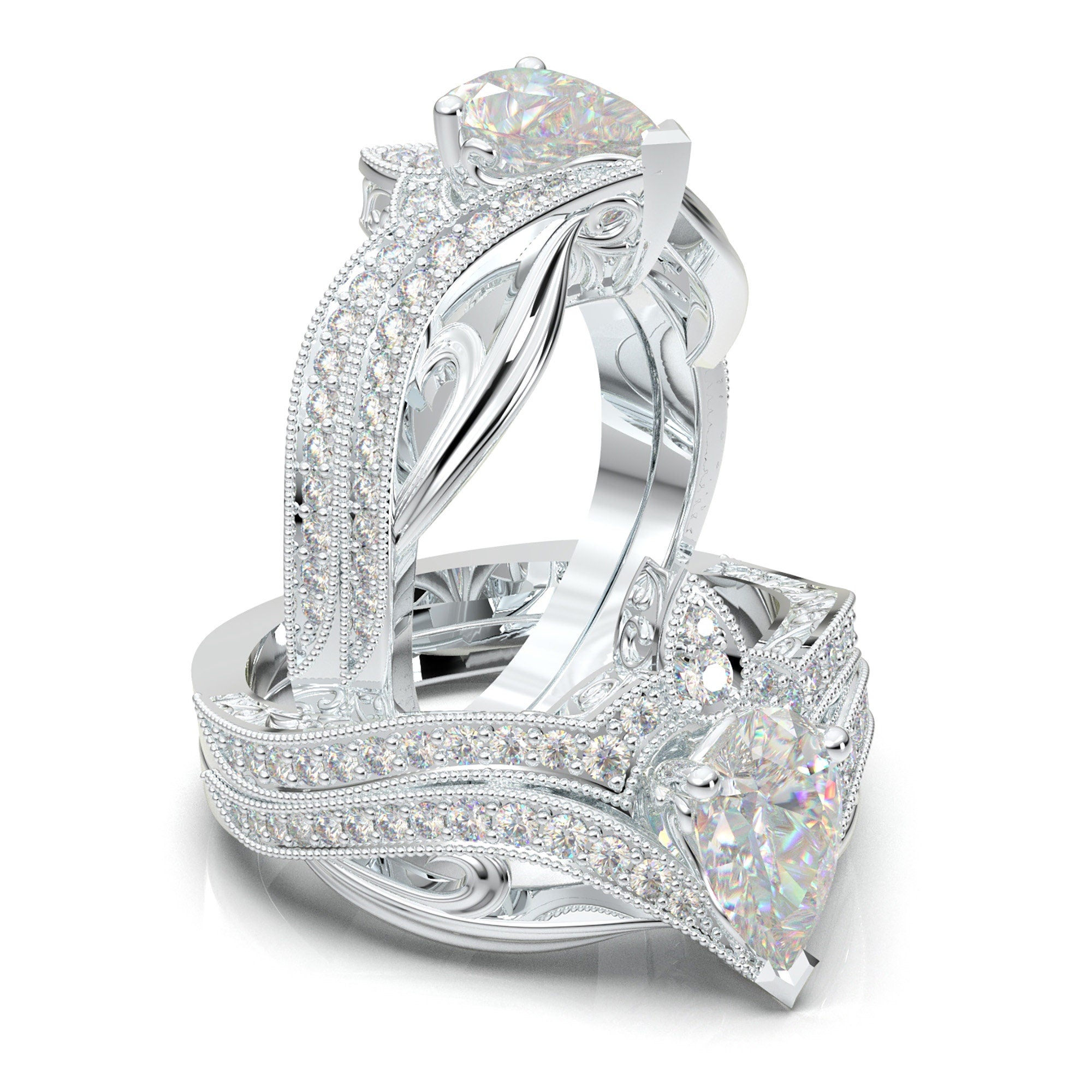 Filigree wedding set 60 photos - Astyledwedding.com